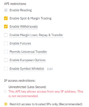 BTC DCA & Binance | How to set up an API key - BTC DCA | Bitcoin DCA